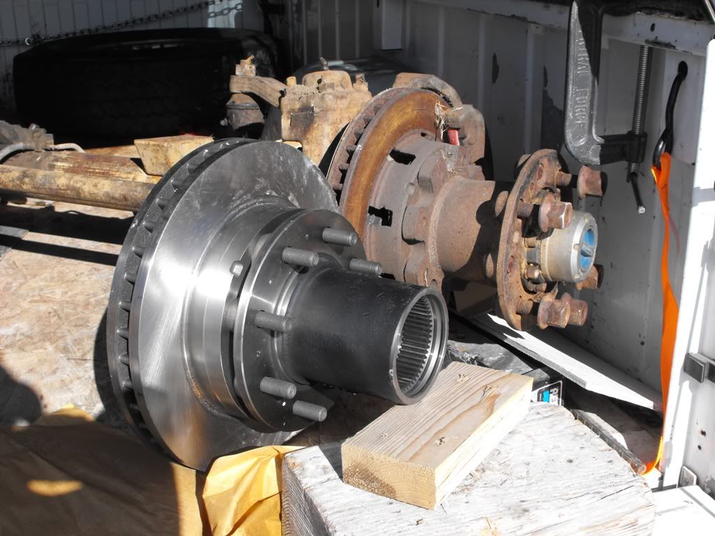 70 one ton front diff disc brake conversion | BinderPlanet.com